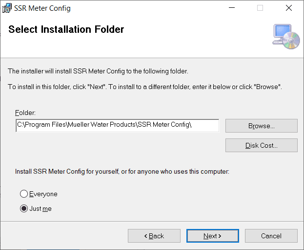 SSR Meter Program Software - Mueller Systems