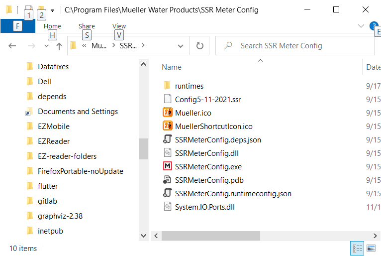 SSR Meter Program Software - Mueller Systems